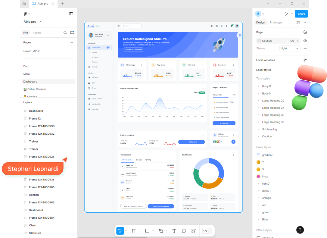 Able Pro Material UI React Dashboard Template